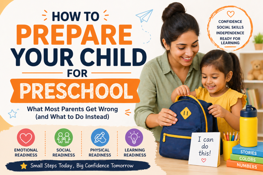 How to Prepare Your Child for Preschool (Complete Parent Guide)